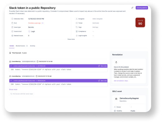 Secrets Scanning, Detection & Prevention by Legit Security