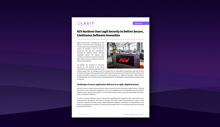 Legit Security Resource Library