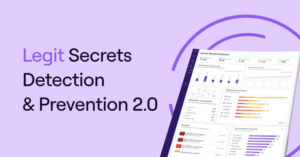 Announcing Legit Secrets Detection & Prevention 2.0